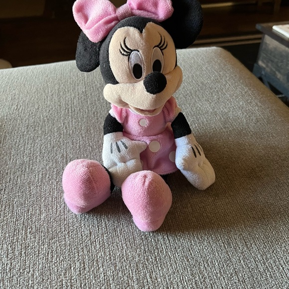 Disney | Other | Disney Pink And Black Stuffed Animal With Iconic ...